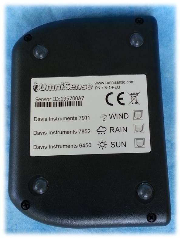 OmniSense Wireless Sensors:S-14 Wireless Weather Monitor